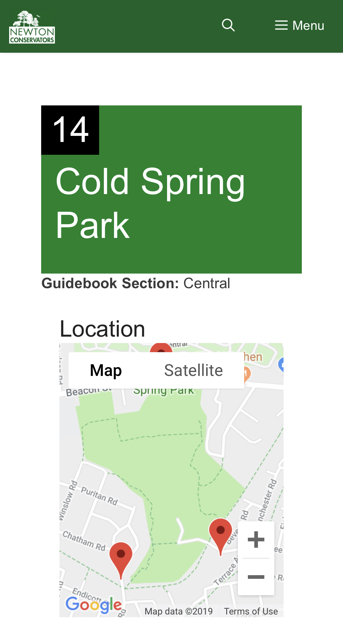 Park History & Lore – Welcome to Friends of Cold Spring Park, Newton, Mass!